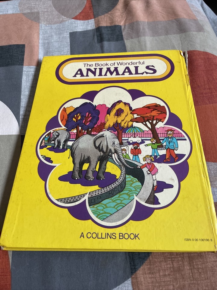 the book of wonderful animals vintage book by Collins | eBay