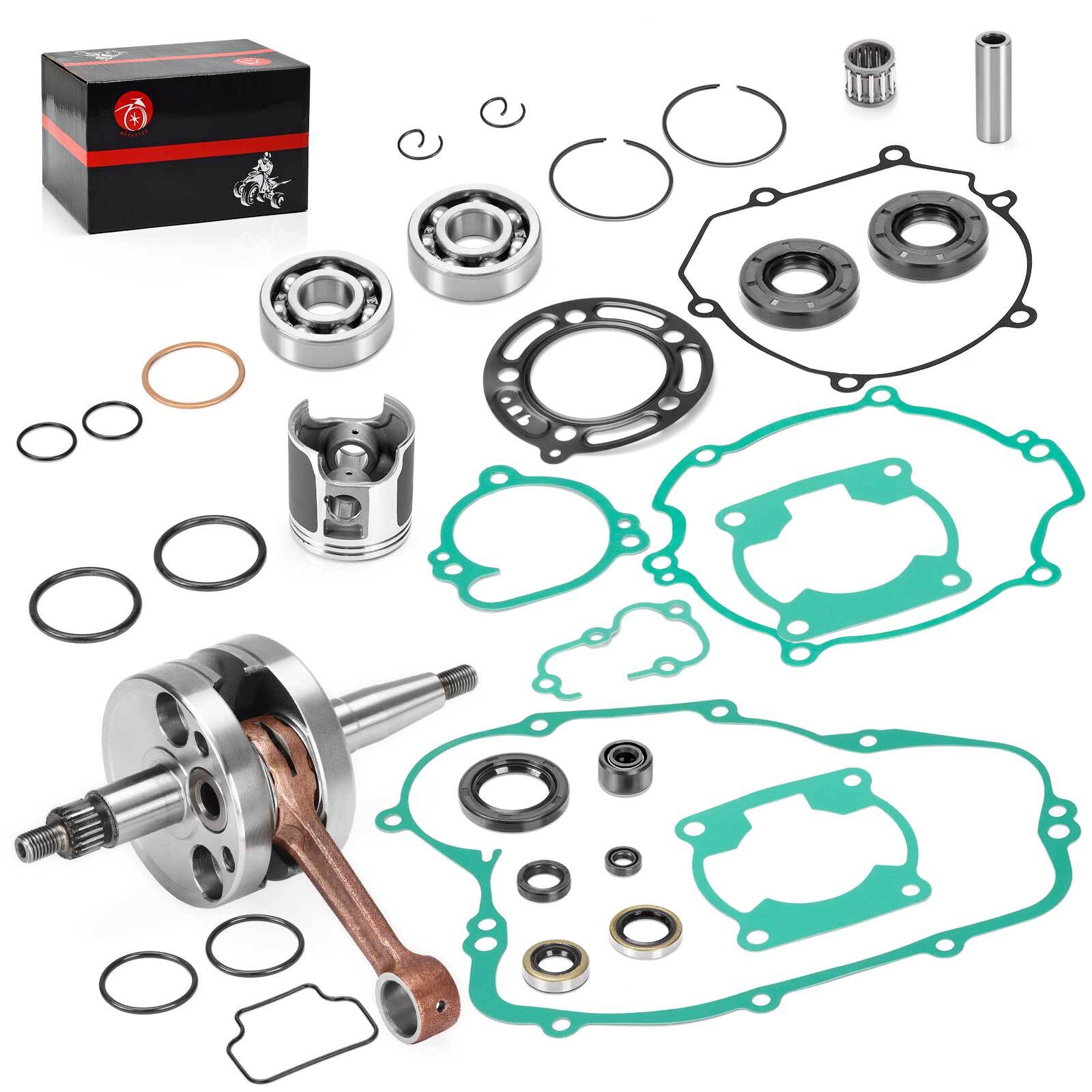 ENGINE REBUILD KIT fits KAWASAKI KX 100 KX100 CRANKSHAFT PISTON GASKETS ...