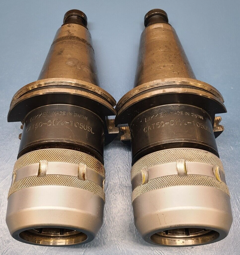 Nikken CAT50 Power Milling Chuck Tool Holder CAT50-C1 1/4H-105USL ...