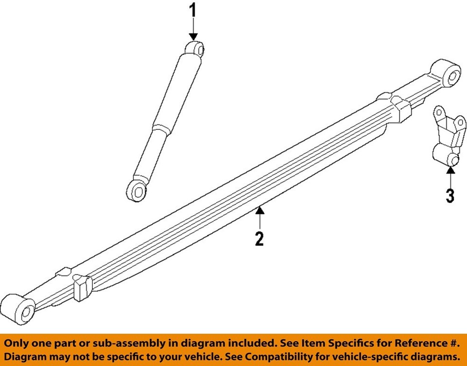 GM OEM 00-15 L300 Rear Suspension Suspension Components-Shock 22891328 ...