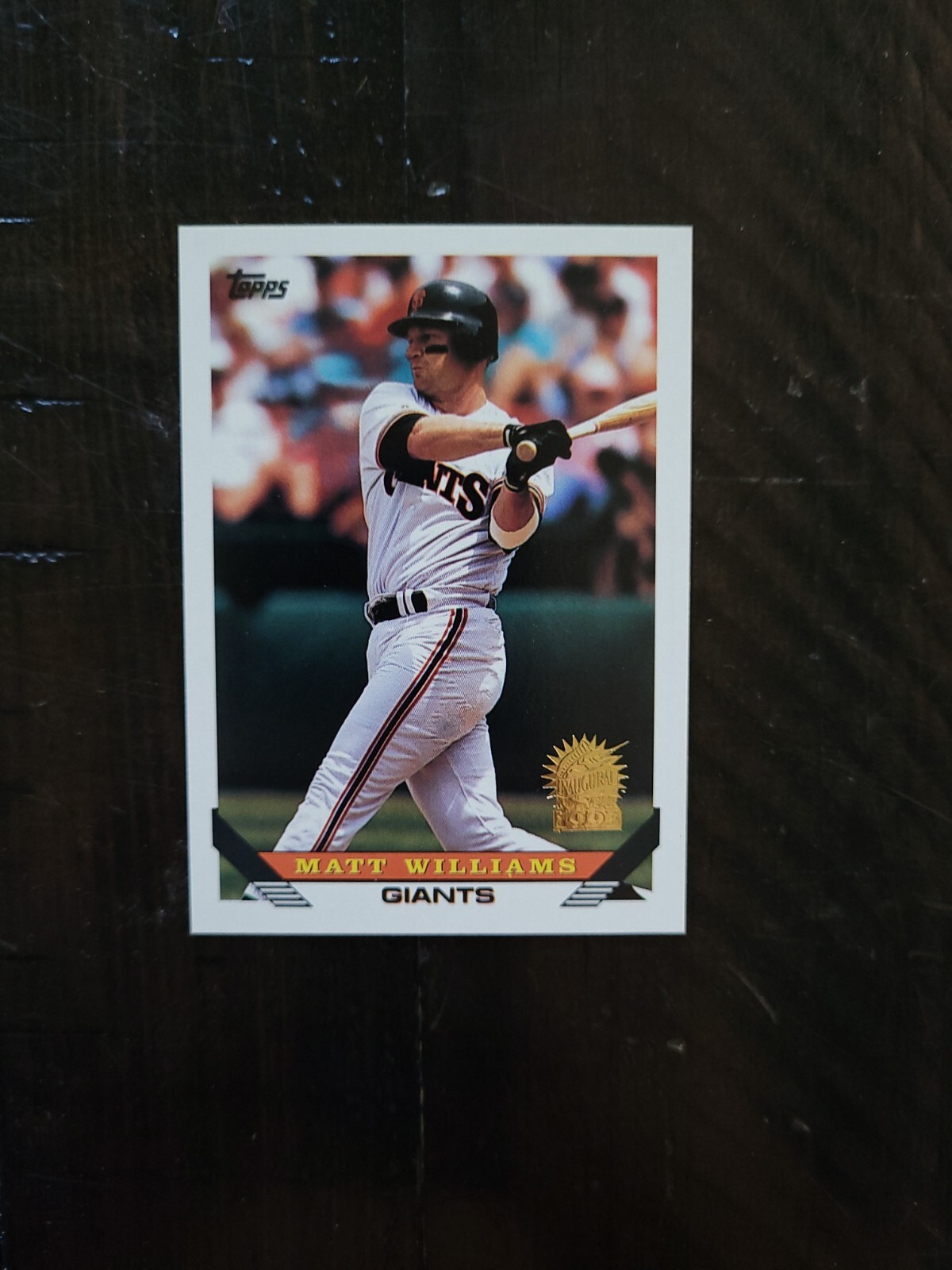 1993 TOPPS INAUGURAL MARLINS MATT WILLIAMS | eBay