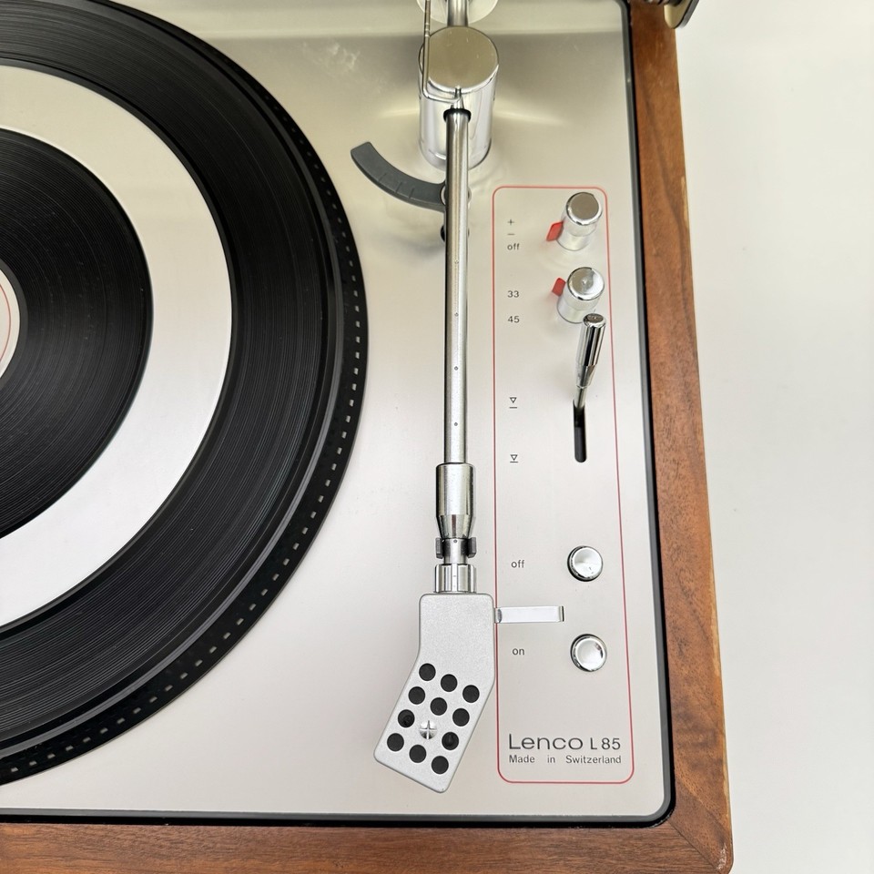 Lenco L85 Vintage Turntable Works See Video | eBay