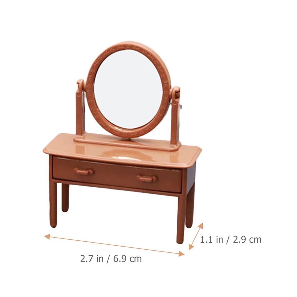 3 Sets Kids Mini Furniture Miniature Toys for Girls Decor House ...