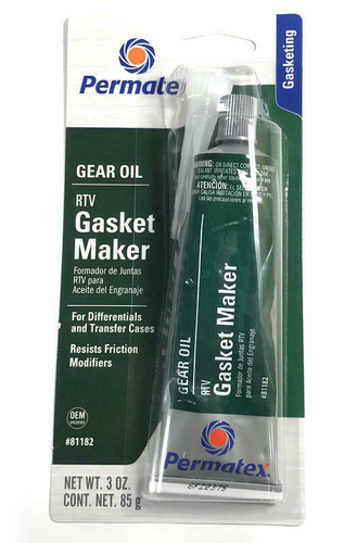 Permatex Gasket Making Compound 81182; Gear Oil RTV 3.0 oz Squeeze Tube ...