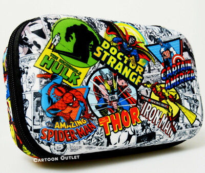 Marvel Captain America Thor Spider Man Hulk Storage Pencil Case ...