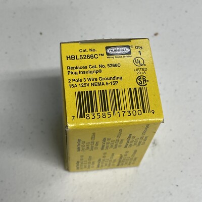 New (Open Box) Hubbell HBL5266C Connector | eBay