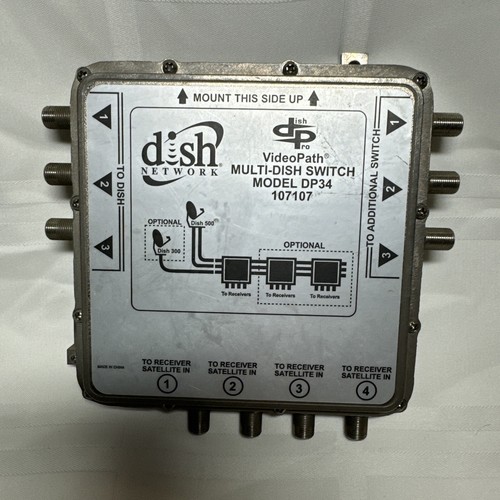 Dish DP34 Satellite Multiswitch 3X4 DP 34 Multi Switch 3 in 4 output ...