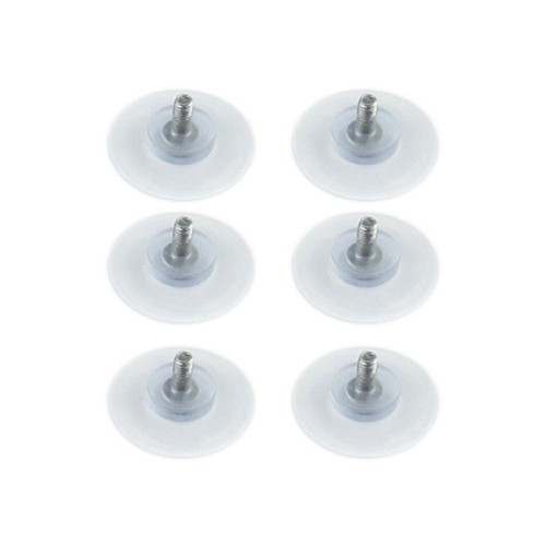 6 Pcs Transparent Suction Cup Window Suction Cups Glass Desk Suction ...