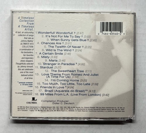 The Ultimate Hits Collection by Johnny Mathis CD - Good | eBay