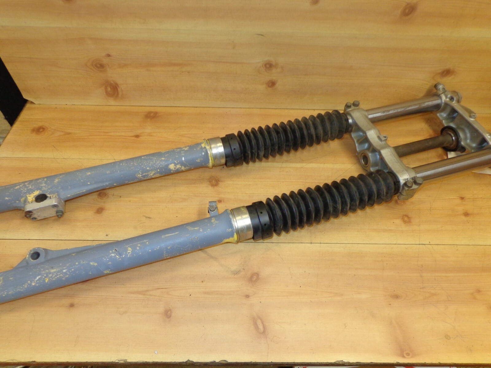 1981 1982 Suzuki RM125 RM 125 Front Forks & Triple Trees Clamps Clamp ...