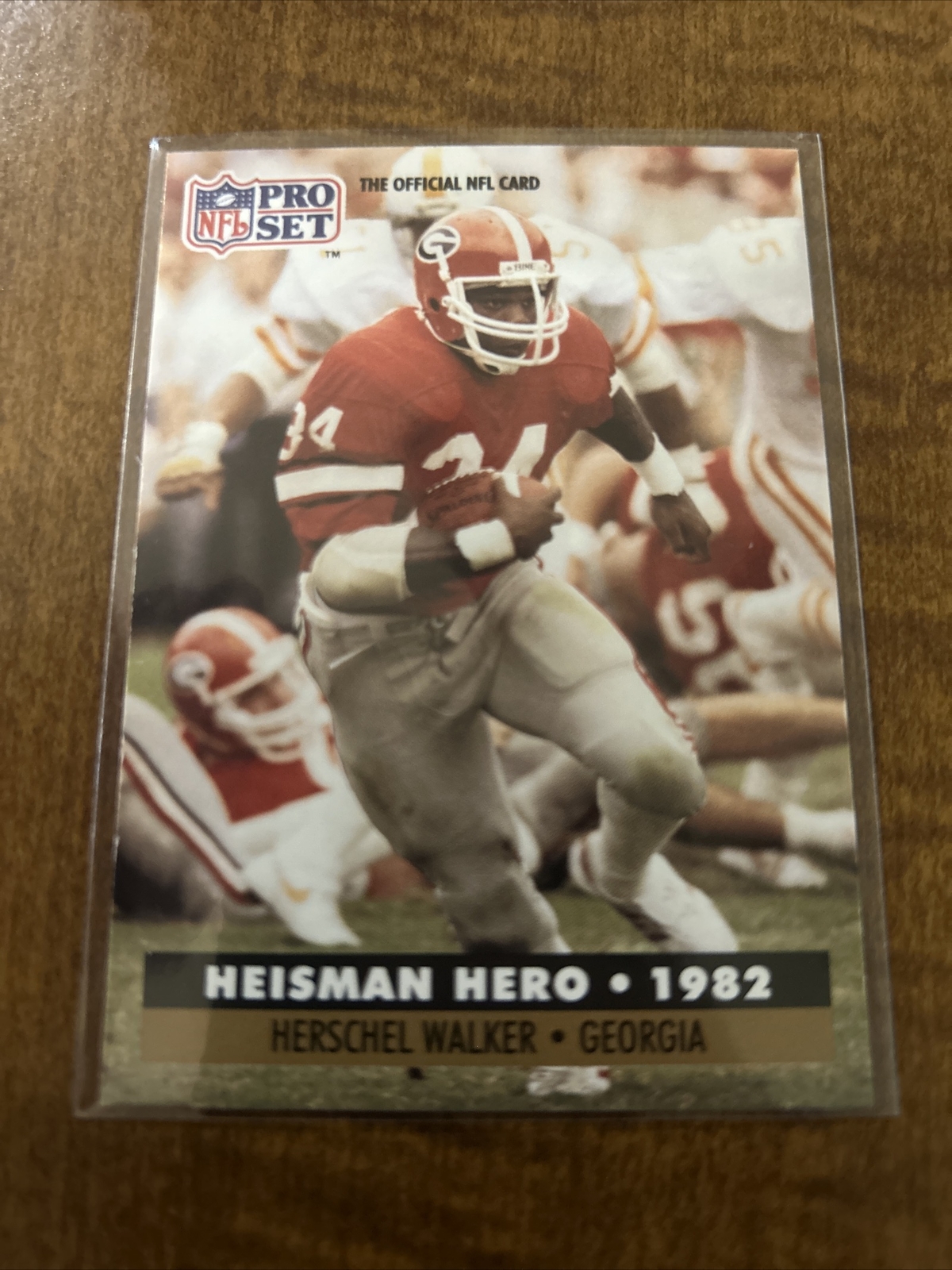 1991 Pro Set - Heisman Hero #44 Herschel Walker Georgia NM+ Free ...