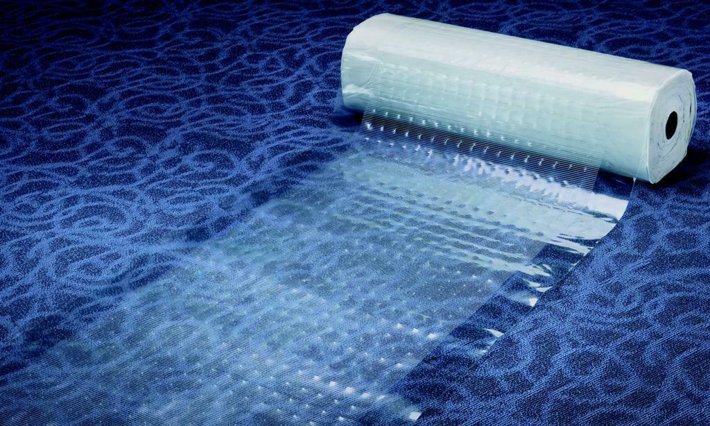 10FT Plastic Vinyl Carpet Protector Clear Runner Mat Roll Home Office ...