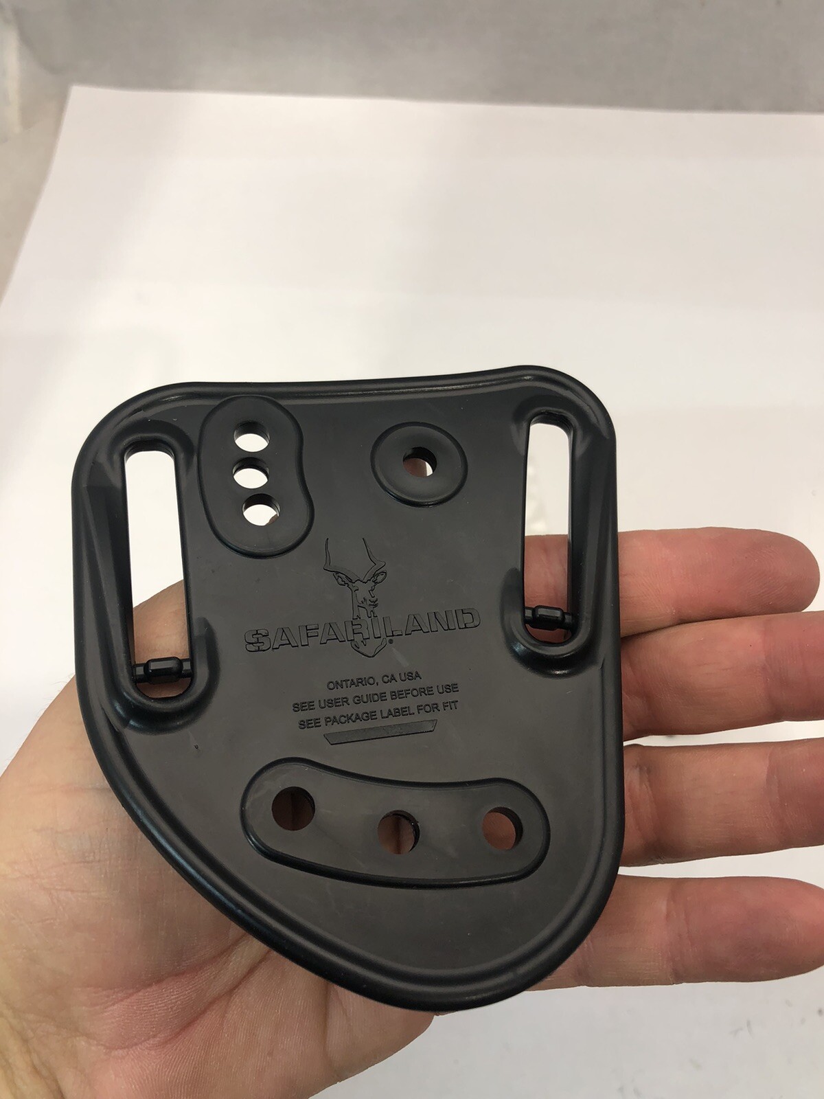 Safariland Belt Loop 567BL Black 3 Hole Pattern Holster 1.5" Belt | eBay