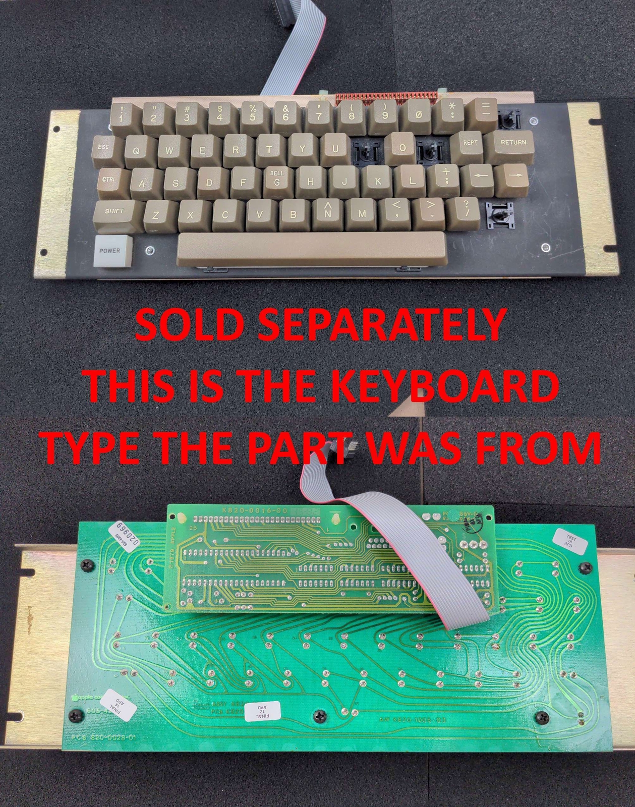 (1) Apple II Plus Computer Key Cap ~ For RFI Keyboard -- K KEY | eBay