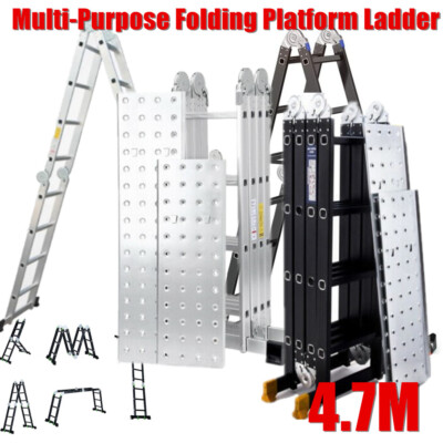 4.7M 14IN1 Folding Ladder Combination Multi-Purpose Working Platforms ...