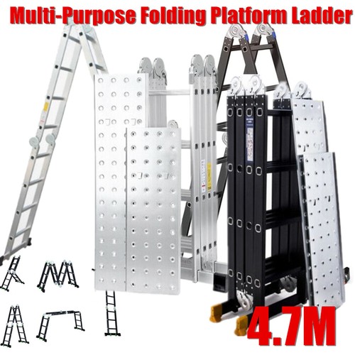 4.7M 14IN1 Folding Ladder Combination Multi-Purpose Working Platforms ...