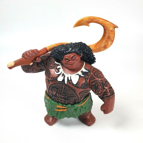 Disney Moana Maui Demi-God With Fish Hook Jakks Pacific Figure | eBay