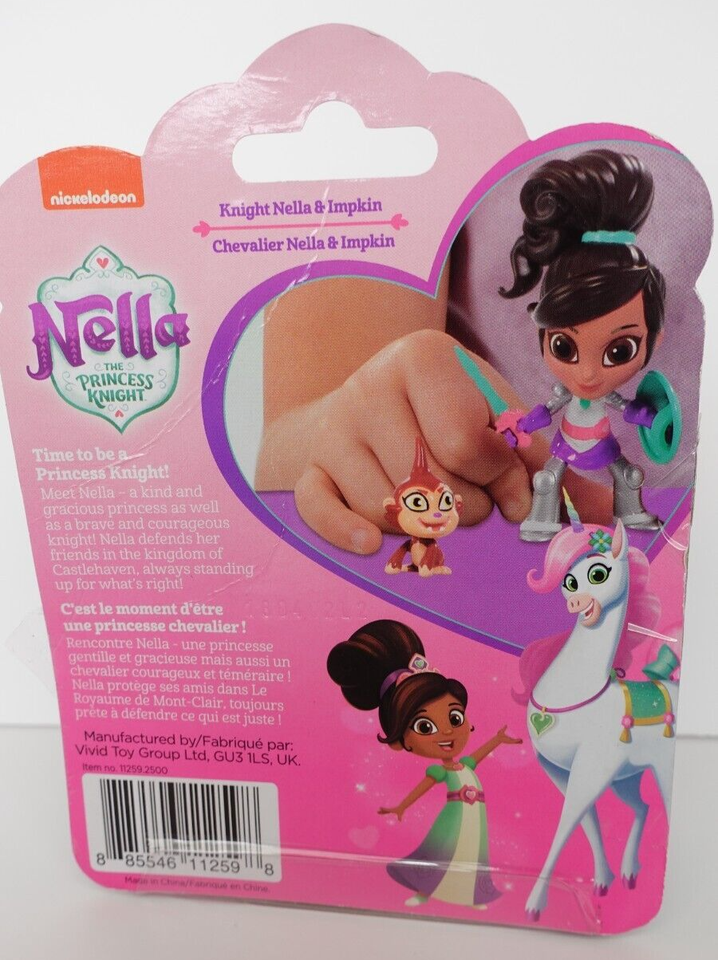 Two Nickelodeon Nella The Princess Knight Dolls used Youtube | eBay