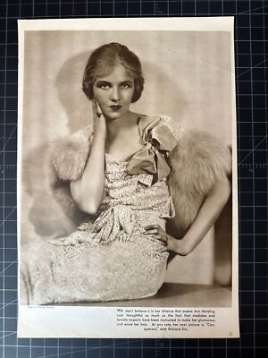 Rare Vintage 1930s Ann Harding Portrait | eBay