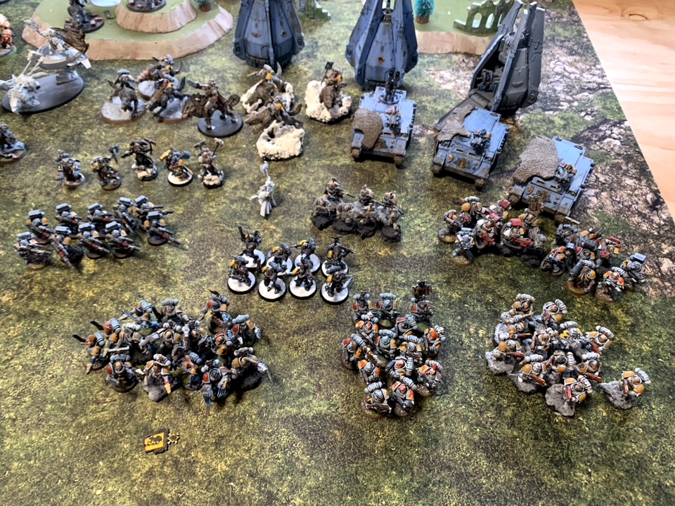 🐺 Warhammer 40k Space Wolves Army Lot ! LOOK! Conversions & Magnetized ...