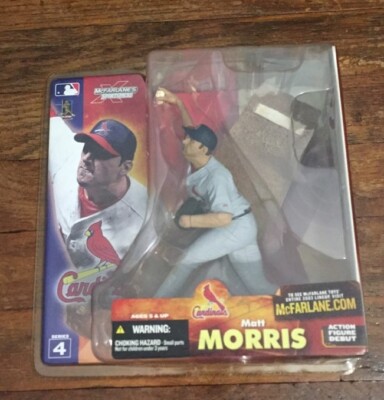 2003 MATT MORRIS ST LOUIS CARDINALS MCFARLANE SERIES 4 GRAY UNIFORM ...