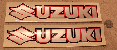Vintage 1970's NOS Suzuki Stickers Decals Pair RM TM | eBay