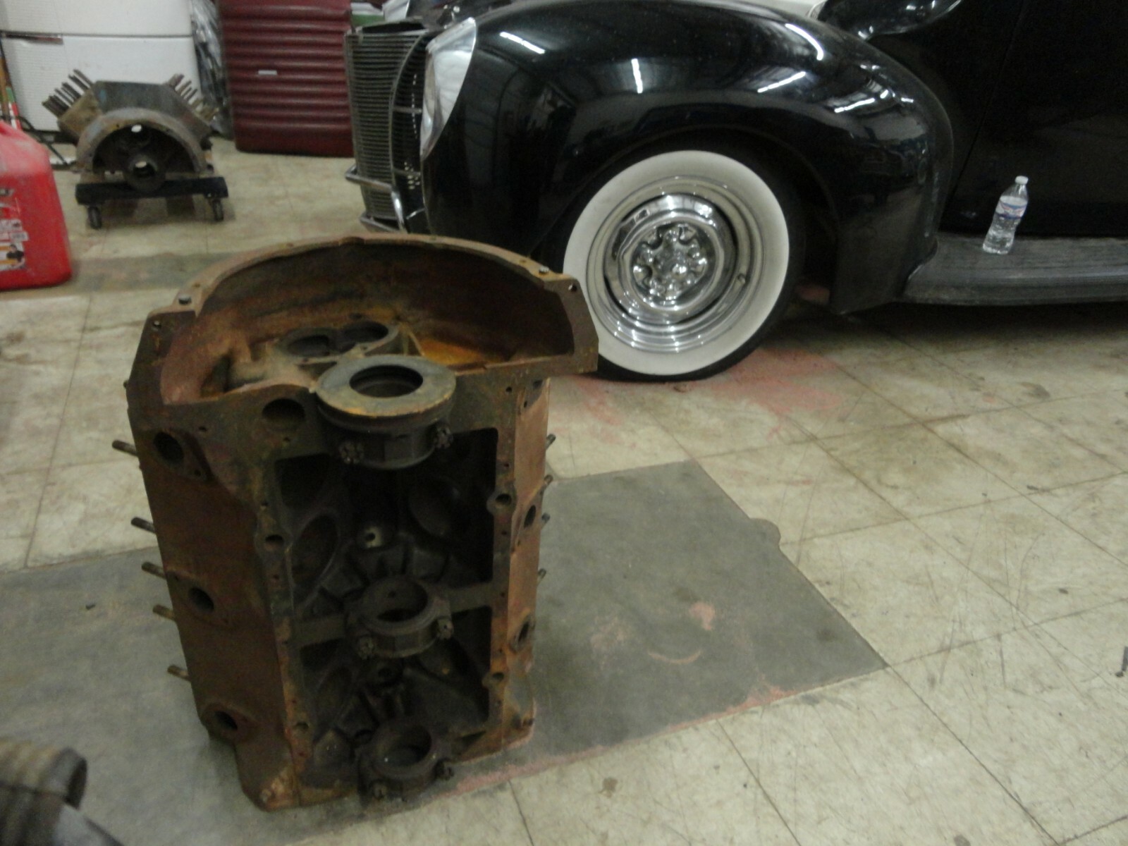 1937 1938 1939 Ford Merc Flathead V8 Block Street Strip Custom Original ...