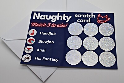 Valentines Gift for him, Scratch Card Funny , Birthday , Husband ...
