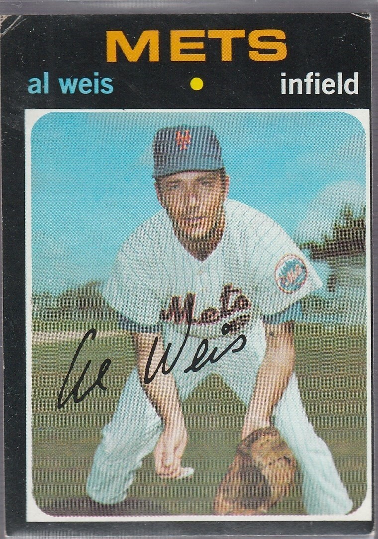 AL WEIS #751 (SP!) 1971 TOPPS BASEBALL HIGH NUMBER MID-GRADE**** | eBay