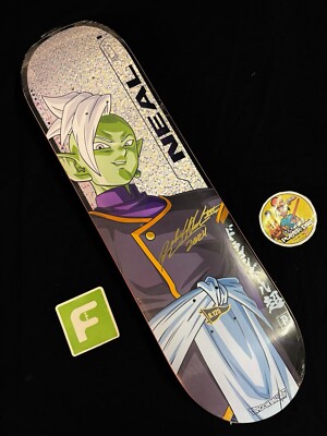 SIGNED Robert Neal Primitive Skateboard Deck Dragon Ball Super Zamasu ...