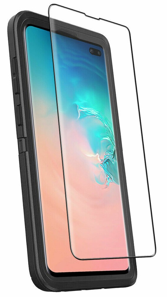 For Samsung Galaxy S10 Plus Otterbox Defender Tempered Glass Screen ...