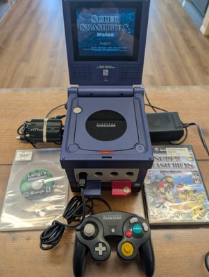 Nintendo Gamecube DOL-001 USA w/ Intec Portable 5” LCD Screen WORKING ...