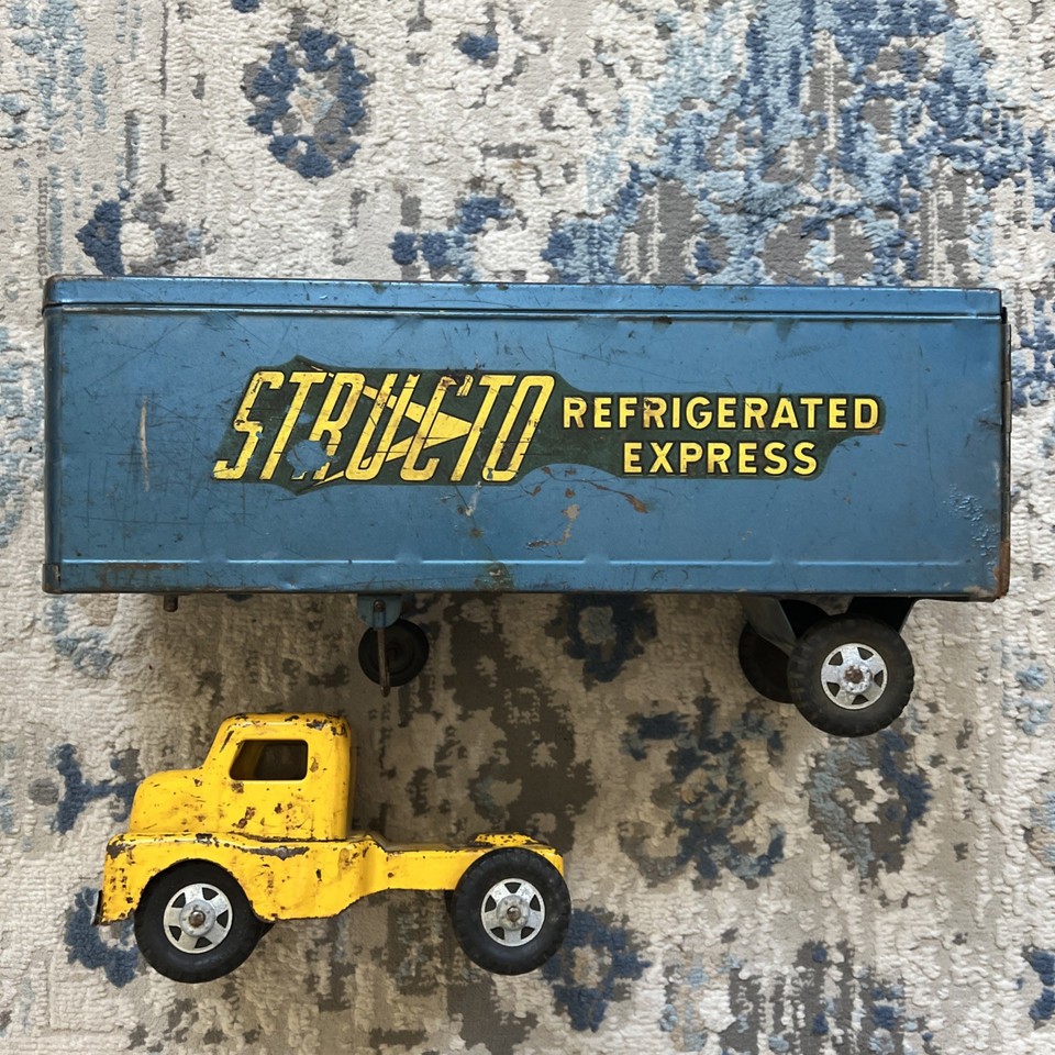 Rare Vintage Structo Refrigerated Express Truck & Trailer | eBay