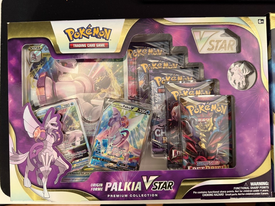 Pokemon Origin Forme Dialga & Palkia VSTAR Premium Collection Boxes ...
