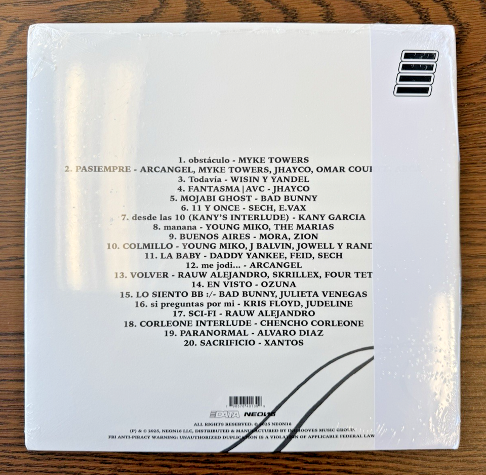 Tainy - Data Vinyl LP! Limited Edition Alternate Cover! New, Sealed, IN ...