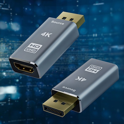 4K DP To HDMI-Compatible Adapters Useful 30Gbps Video Converter for PC ...