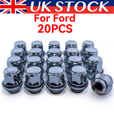 20 X Ford Wheel Nuts Alloy Fiesta Mk5 Mk6 Mk7 Mk8 M12 X 1.5 19mm OEM ...