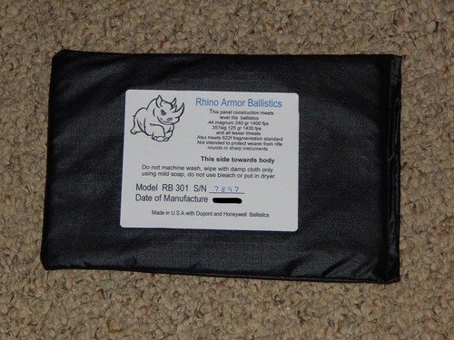 New BULLETPROOF INSERTS 4x7" IIIa ****PAIR **** | eBay