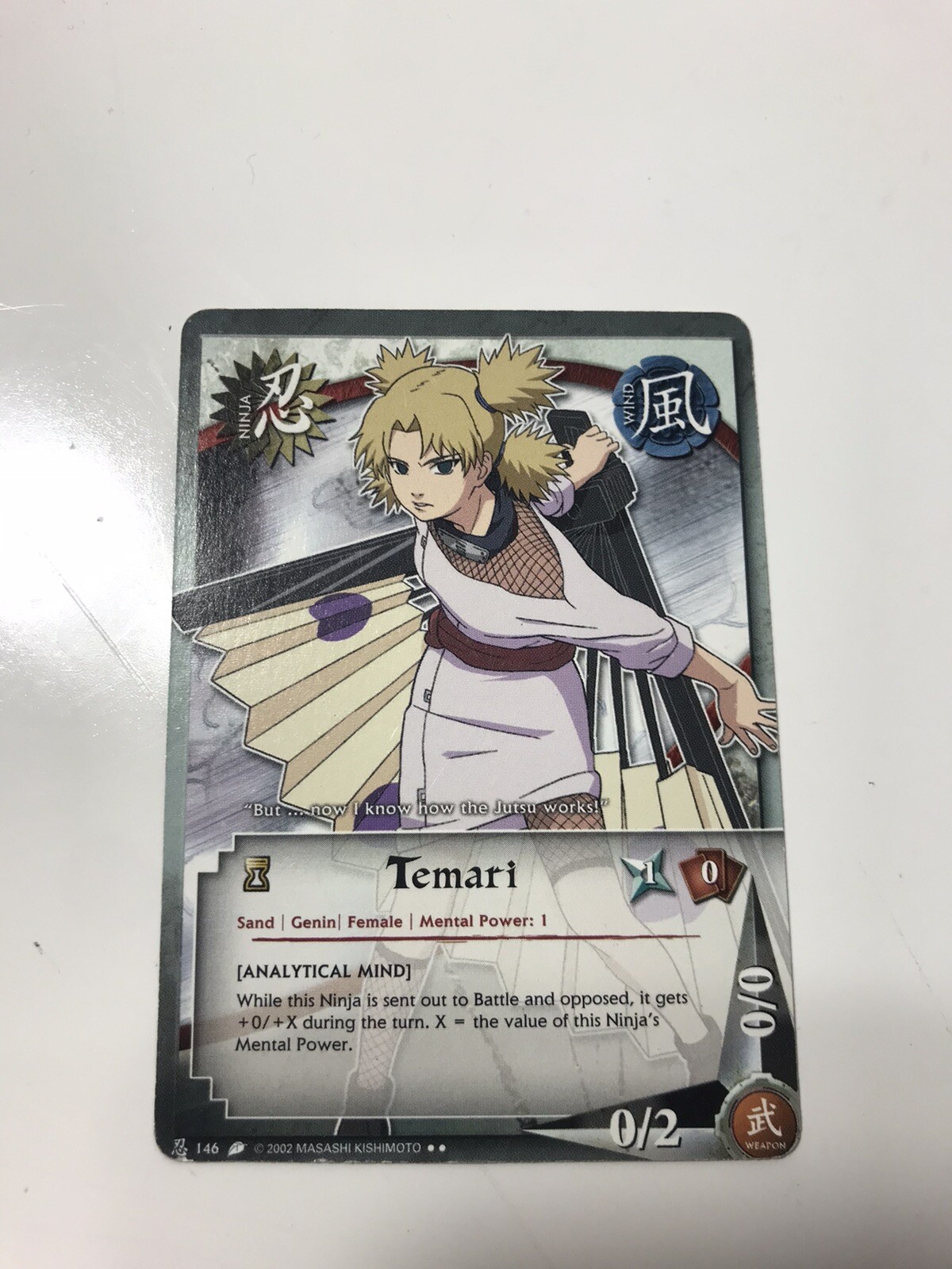 Naruto Cards TCG CCG Temari #146 RARE | eBay