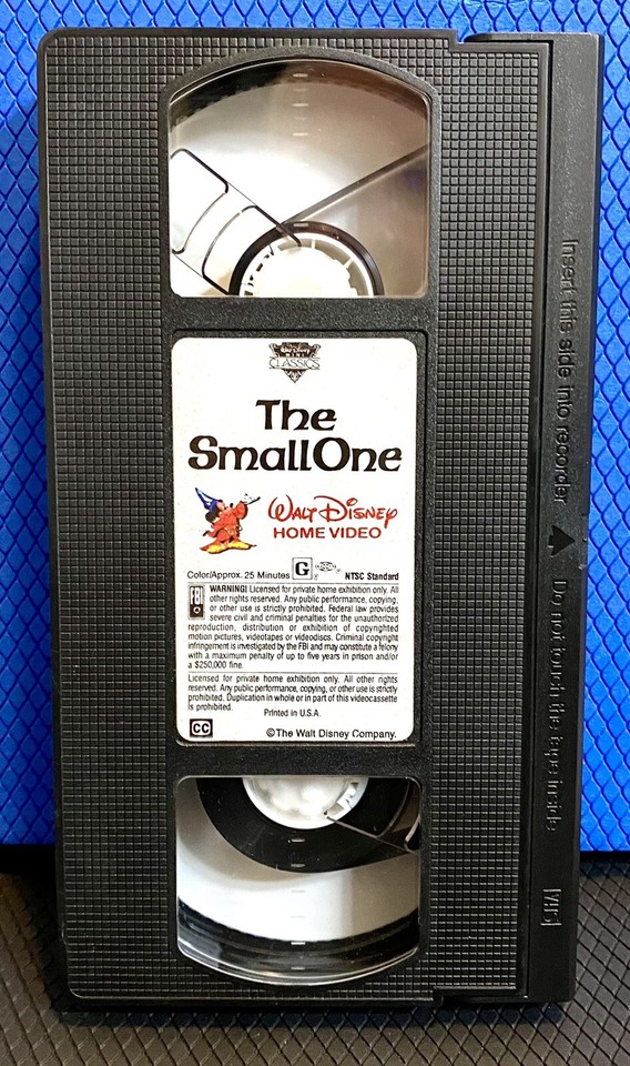“THE SMALL ONE” (VHS) Walt Disney Animation Bible/Jesus/Christmas Story ...