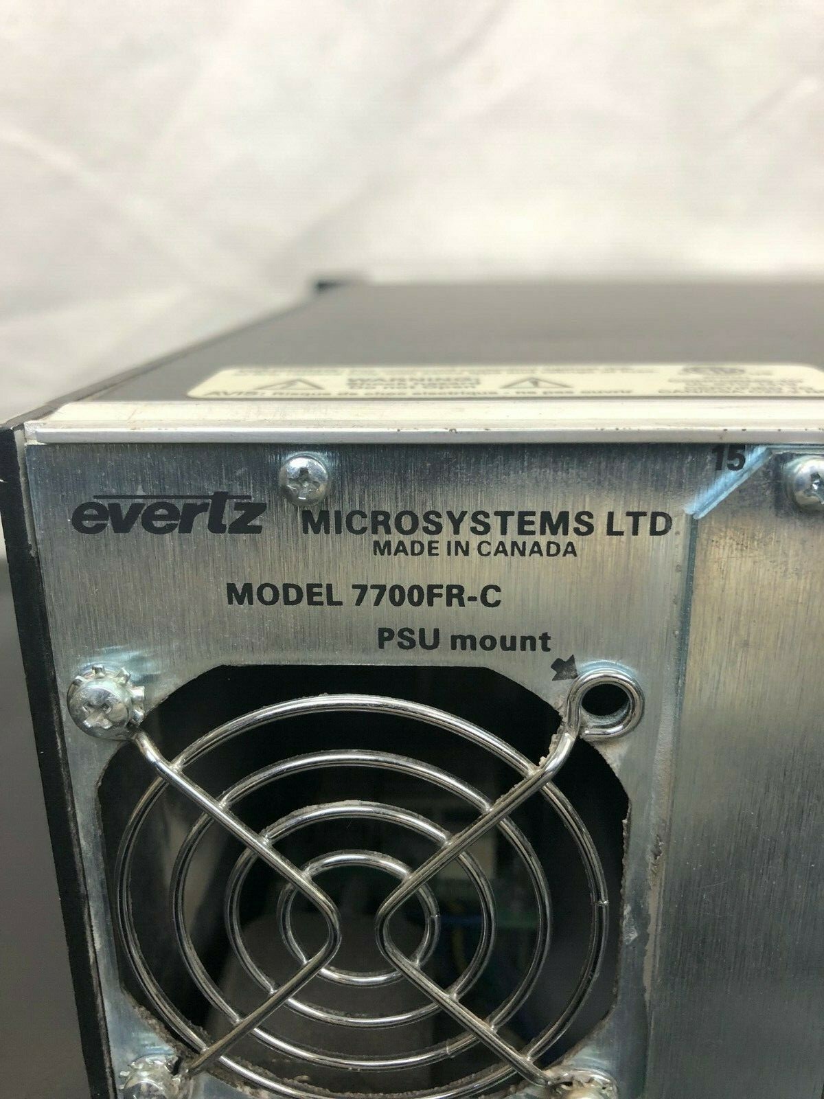 Evertz 7700FR-C Multiframe w/ (2) 7707OE and 7707CVT | eBay