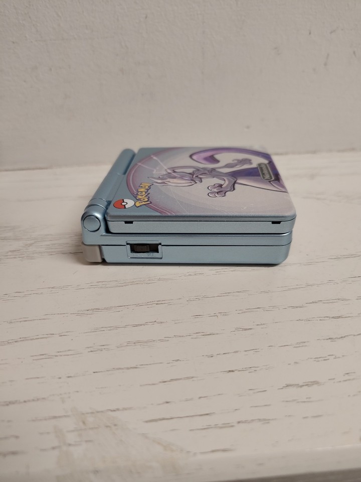 Nintendo Game Boy Advance SP X Mewtwo Pokemon Boxed Retro Handheld ...
