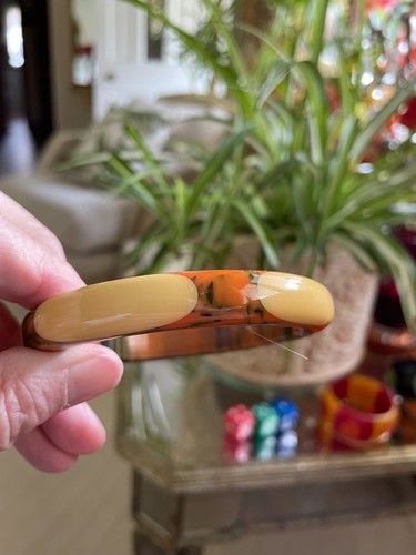 Gorgeous Signed Bruce Pantti Artisan Bakelite injected 5 Belle Kogan ...