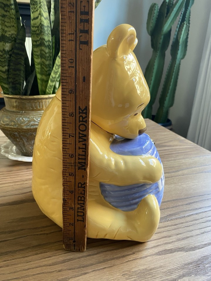 Vintage Disney Winnie The Pooh Bear With Honey Jar Cookie Jar | eBay