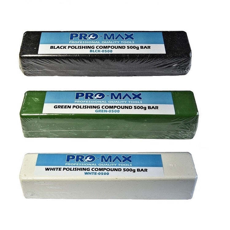 Steel & Stainless Steel Metal Polishing Buffing Compound Kit - Pro-Max ...