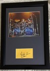 Rush Neil Peart Signed Display 78-79 Signature On Card Stock Autograph ...
