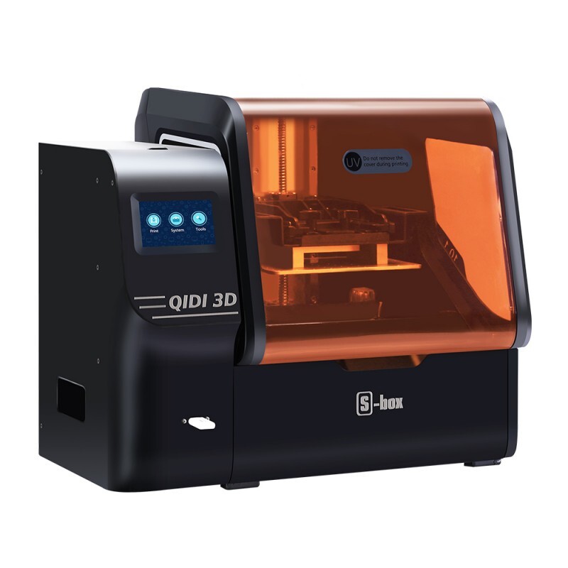 Qidi Tech S-BOX Resin 3D Printer (slightly used) - including 5 bottles ...
