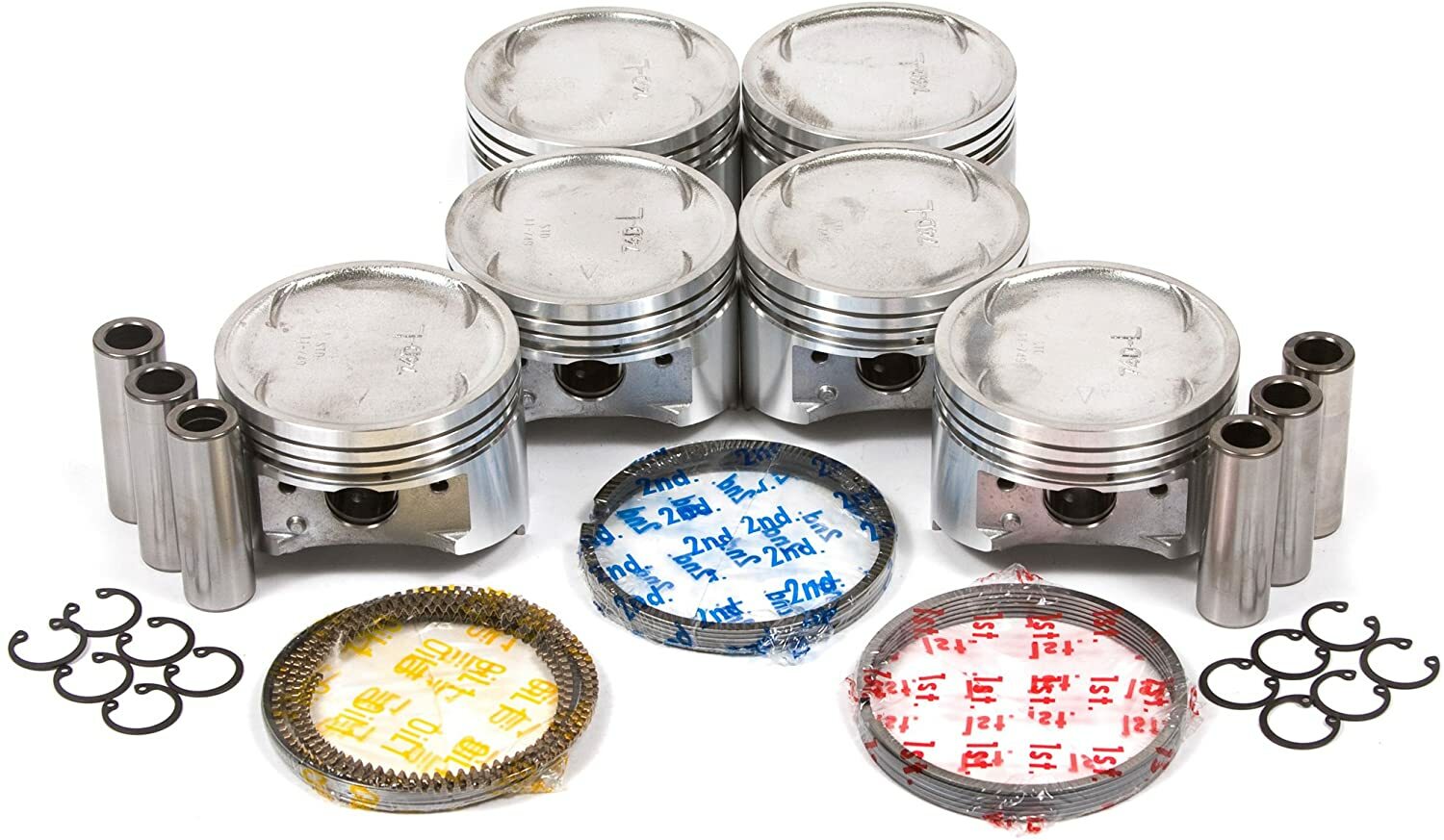 PISTON & RING SET 0.50MM+ FOR MITSUBISHI 6G74 DOHC 24V V6 PAJERO NJ-NK ...