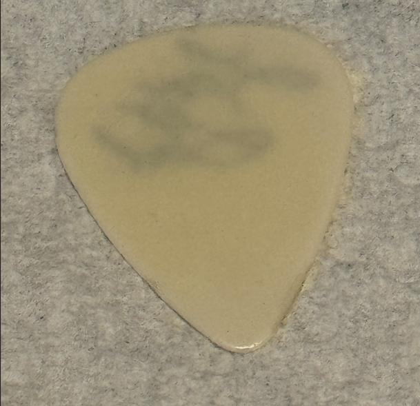 PRINCE GUITAR PICK VINTAGE LOVE GOD 1984 PURPLE RAIN TOUR THE ARTIST ...
