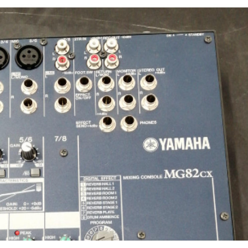 YAMAHA Mixer MG82CX 8-channel mixer, Built-in SPX VG [Rank C] limited ...